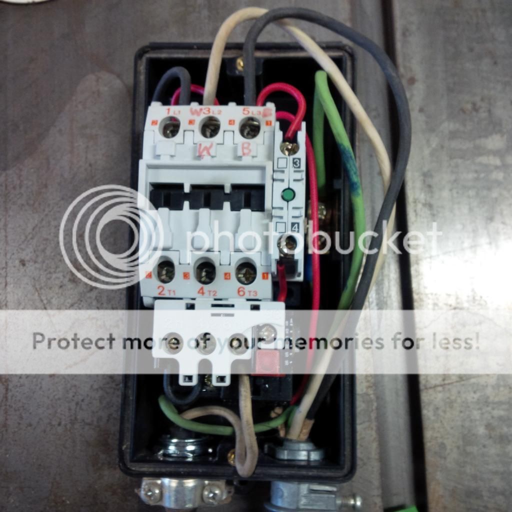 Rewiring a mag switch 115 to 230 - Canadian Woodworking and Home ...