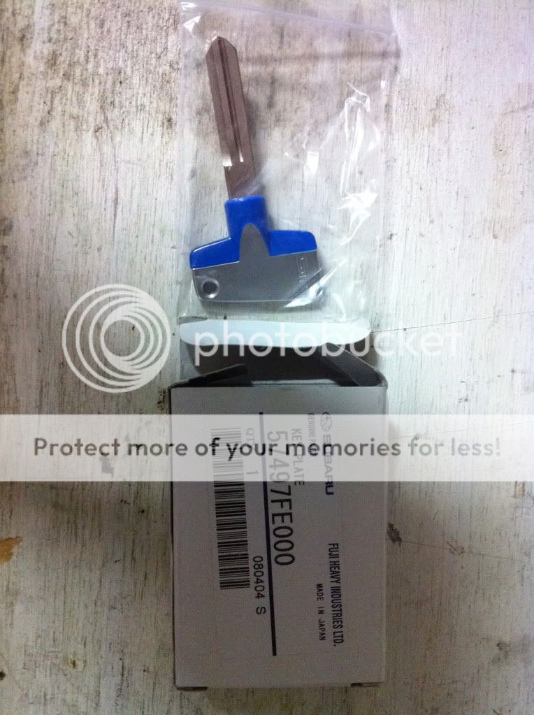 FS: (For Sale) STI Titanium Key Blanks only 1 avail - NASIOC